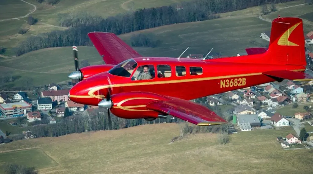 1954 Beechcraft Twin Bonanza Multi Engine Piston Aircraft (N3682B ...